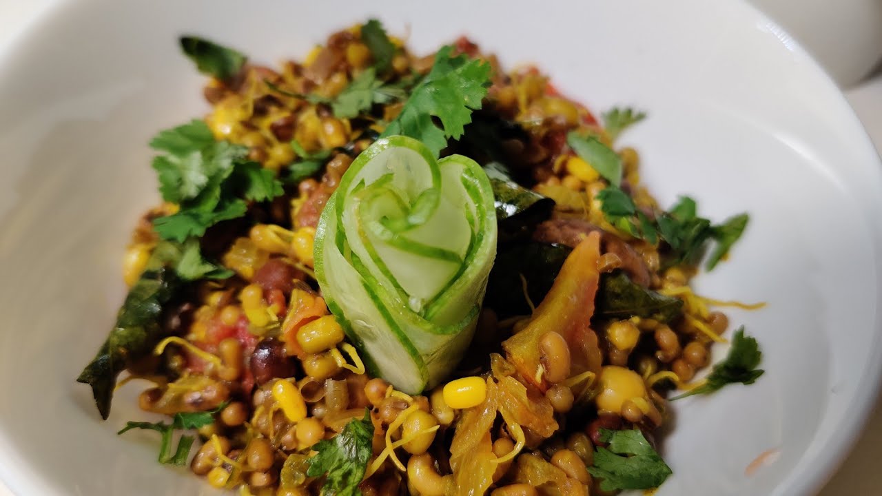 Matki, Usal, Sprouts Recipe - YouTube