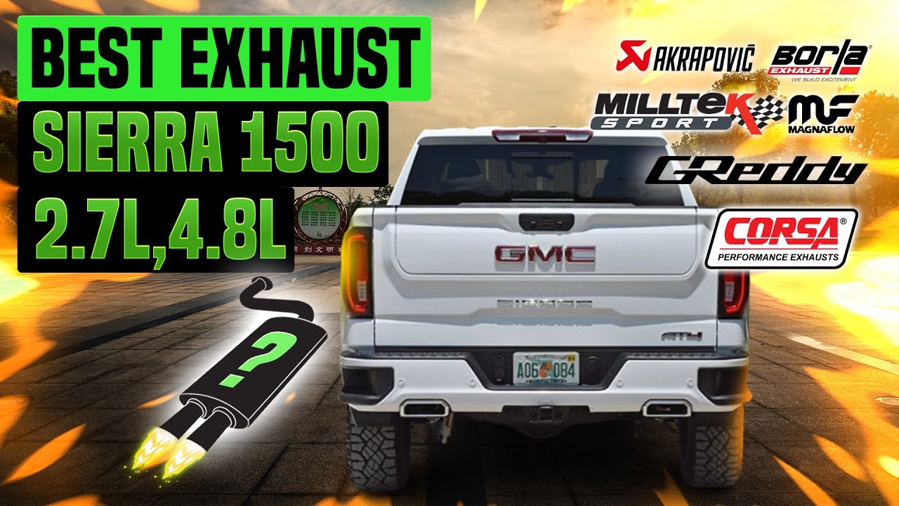 GMC Sierra 1500 Exhaust Sound V6 2.7L 4.8L 🔥 Upgrade,Straight Pipe,Mods ...