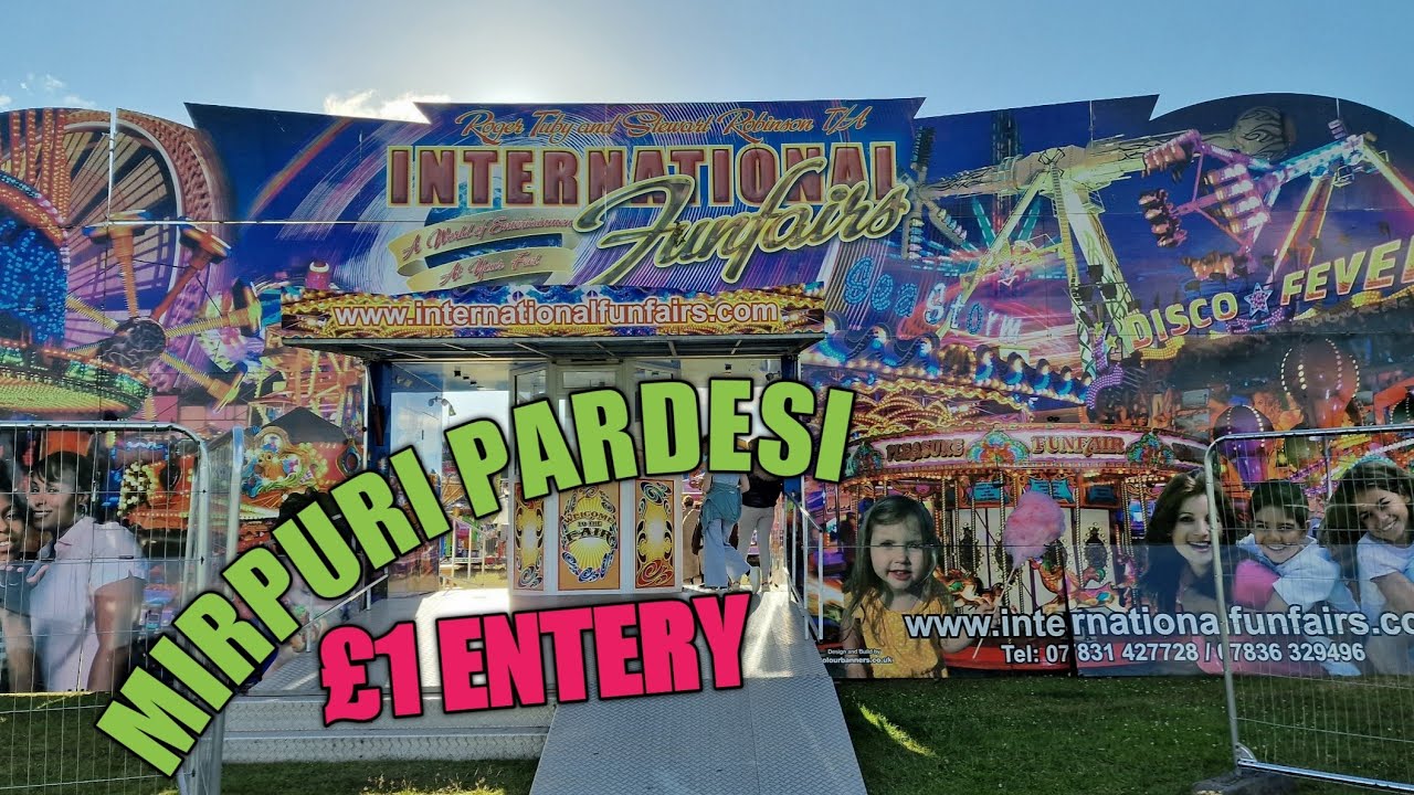 Fun fair in halifax / Halifax Mela 2022 /England / £1 Entery Fee ...