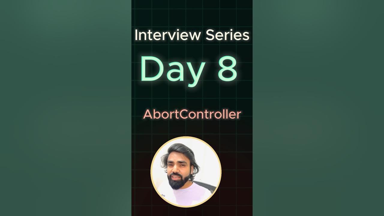 AbortController #javascript #networkcall #fetchapi - YouTube