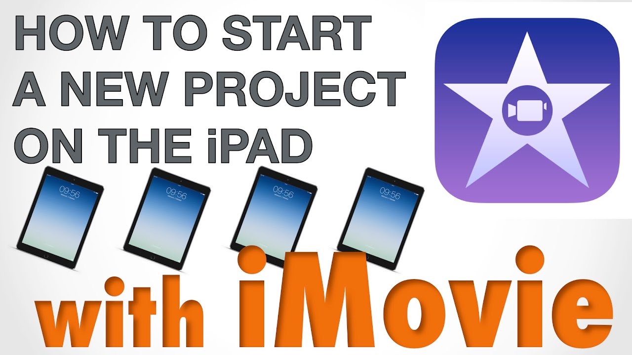 How to Start a New Project in iMovie on an iPad - YouTube