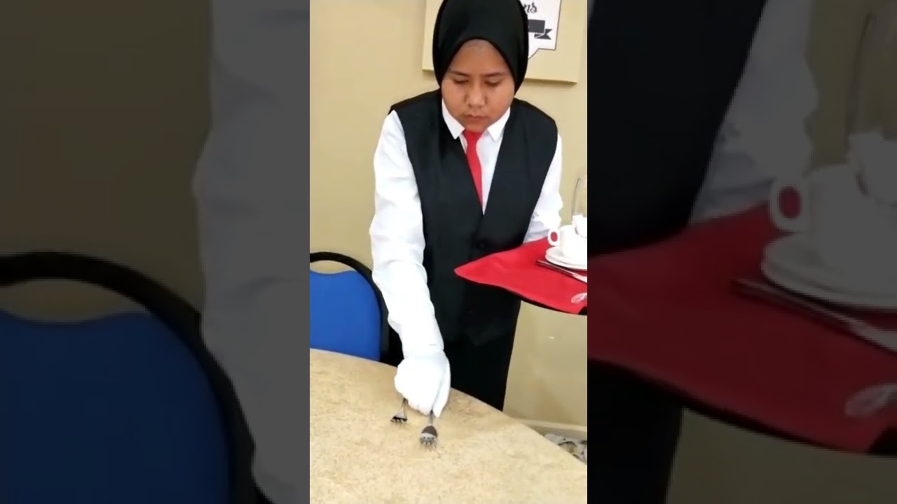 TABLE SETTING OF AMERICAN SERVICE - YouTube