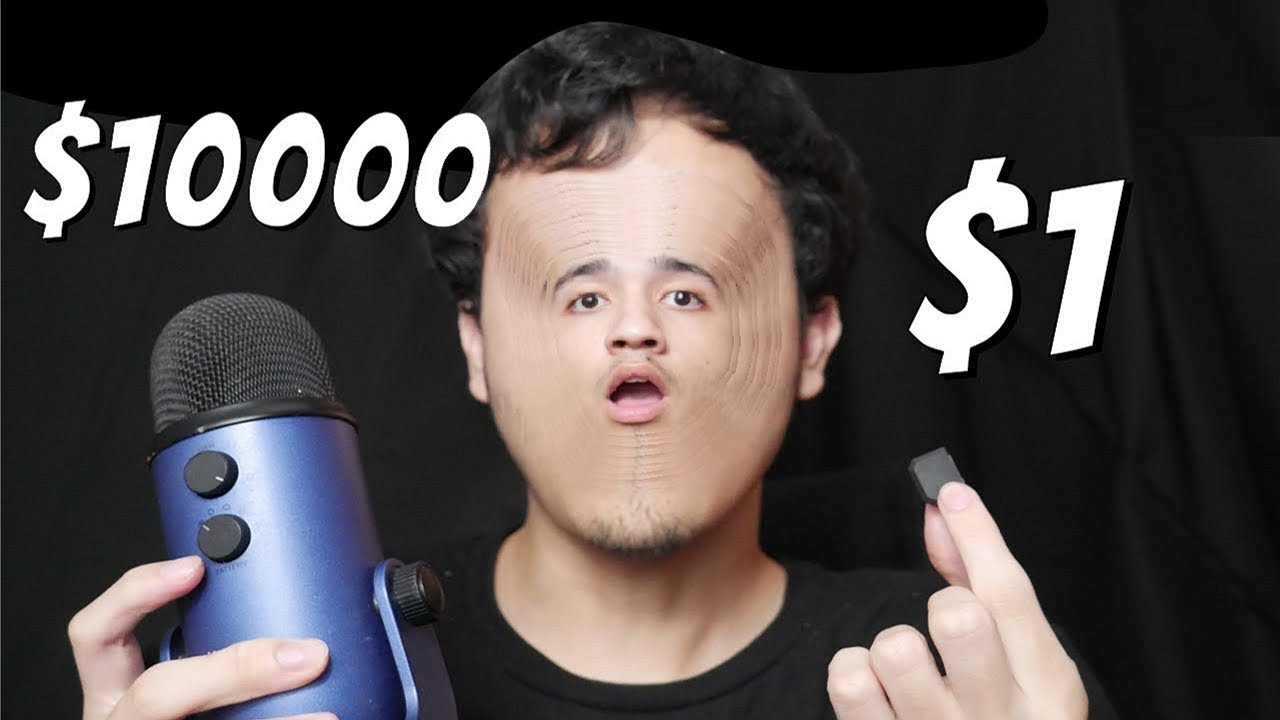 $1 Microphone vs $10000 Microphone ASMR - YouTube