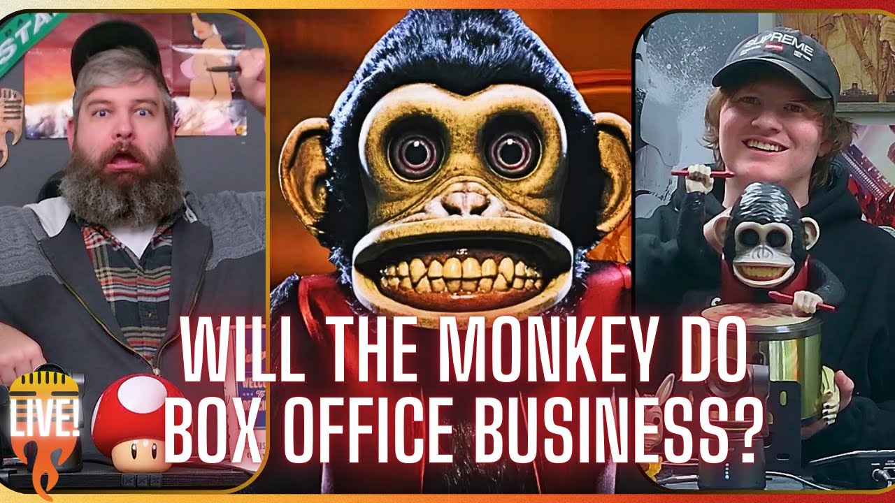 The Monkey SPLITS Us In Our Non-Spoiler Review! But We Love The AMC Popcorn Bucket! | Meltdown ...