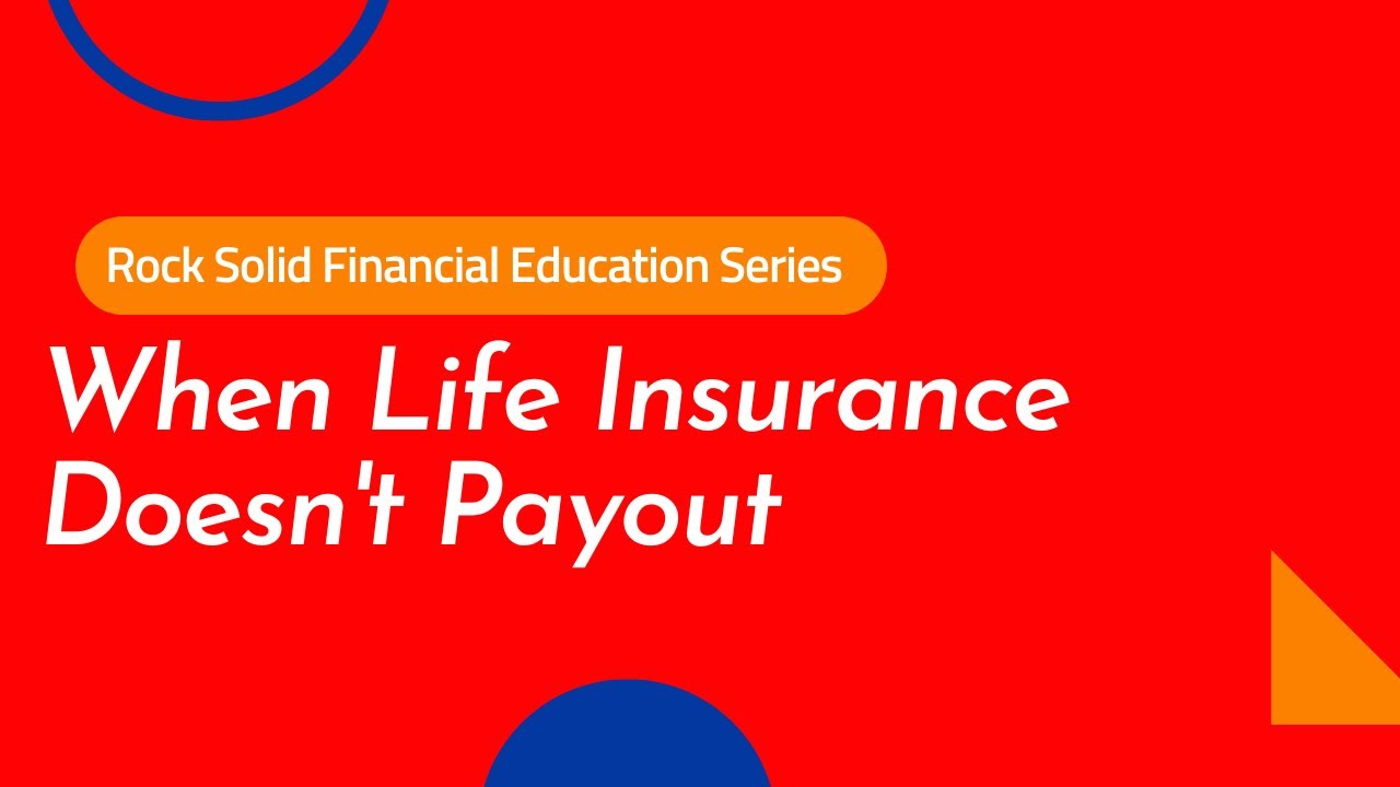 When Life Insurance Doesnt Pay Out - YouTube