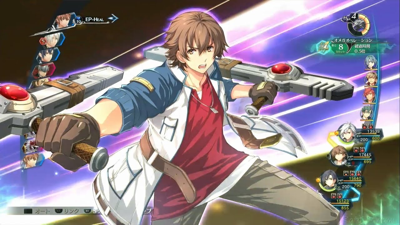 PS4 閃の軌跡IV - 第2部 8/26 [NIGHTMARE] BOSS：閃撃のガレス - 赤い星座 Gareth the Blitz ...