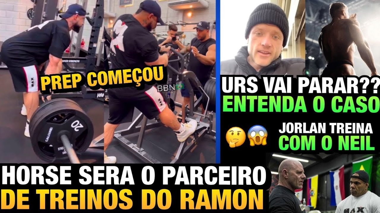 RAMON APARECE TREINANDO MAIS PESADO COM HORSE + URS , JORLAN E MUITO ...