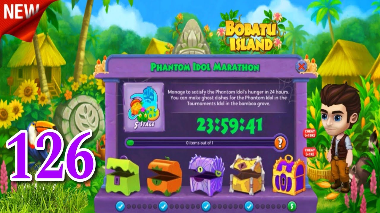 Phantom Idol Marathon - 5 Stage | Bobatu Island Survival Quest - Part ...
