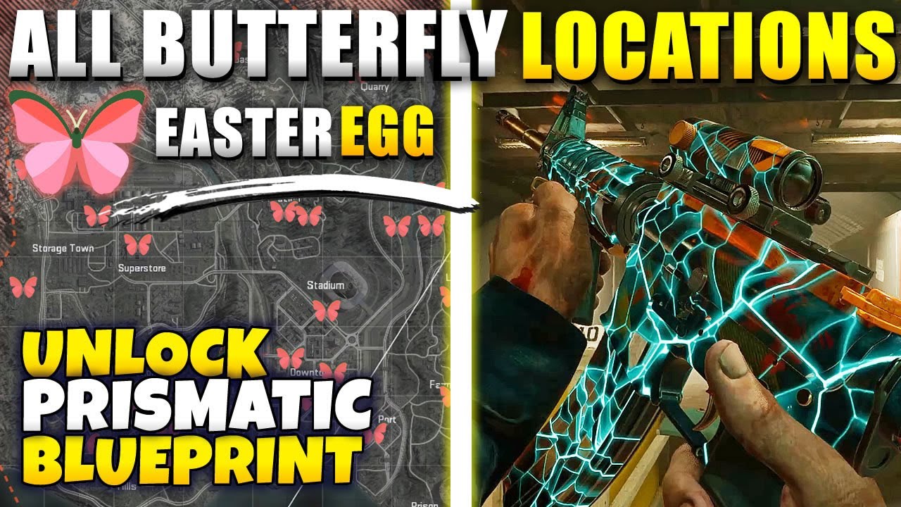 Warzone All Butterfly Chest Locations EASTER EGG (How To Unlock ...