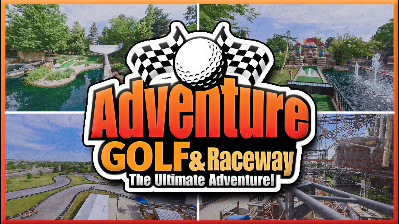 Adventure Golf & Raceway (Drone Tour) - YouTube
