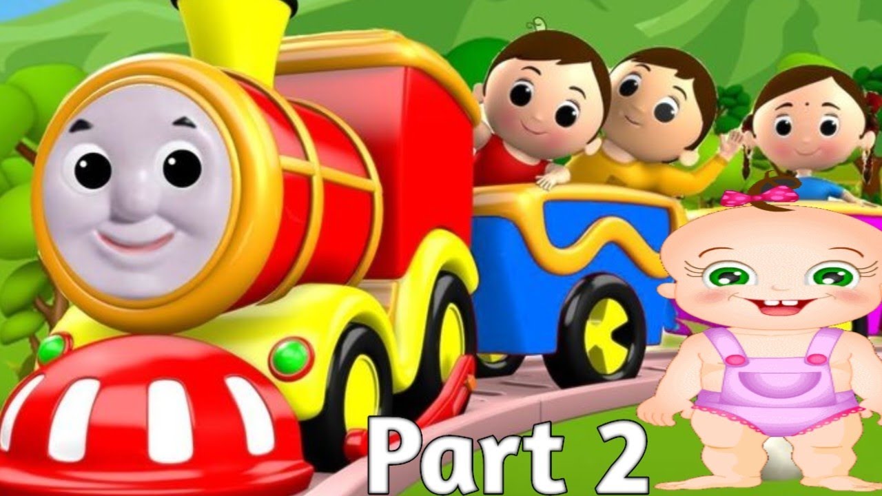 Humpty the train|Toy train cartoon|Nursery rhymes and songs for ...