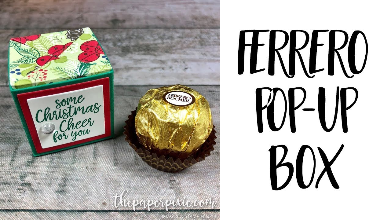 Ferrero Pop-Up Box Tutorial - YouTube