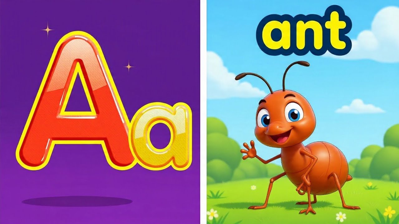 A For Ant - Phonics Song with Insect Friends | Nursery Rhymes and Poem ...