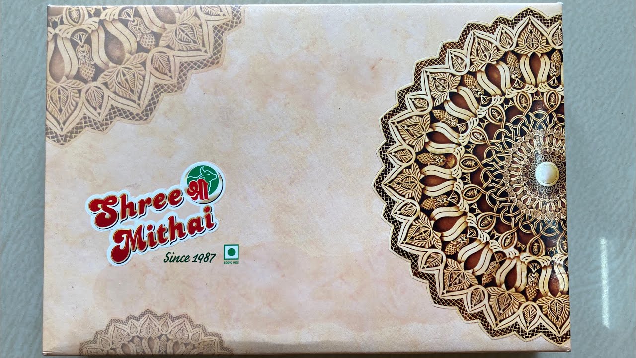 Shree Mithai Sweets Chennai Sweet Box Unboxing|Cashew Assorted Sweets ...