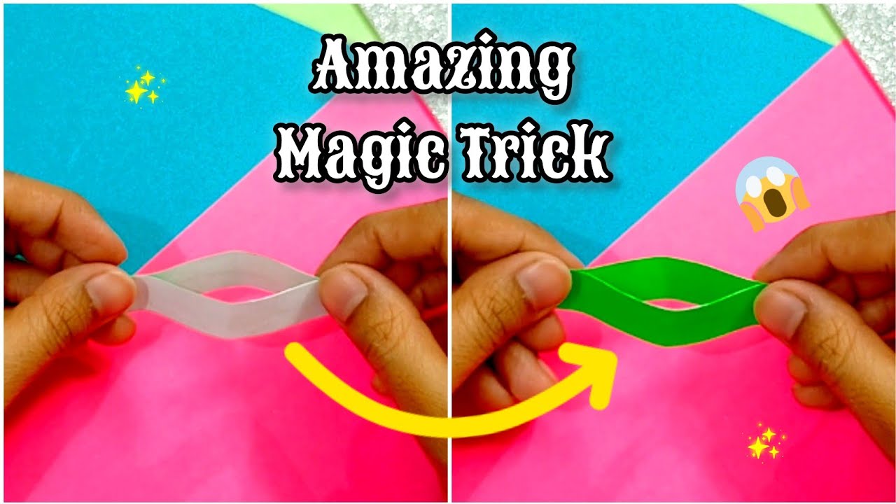 Colour Changing Paper | Amazing Paper Magic Trick - YouTube