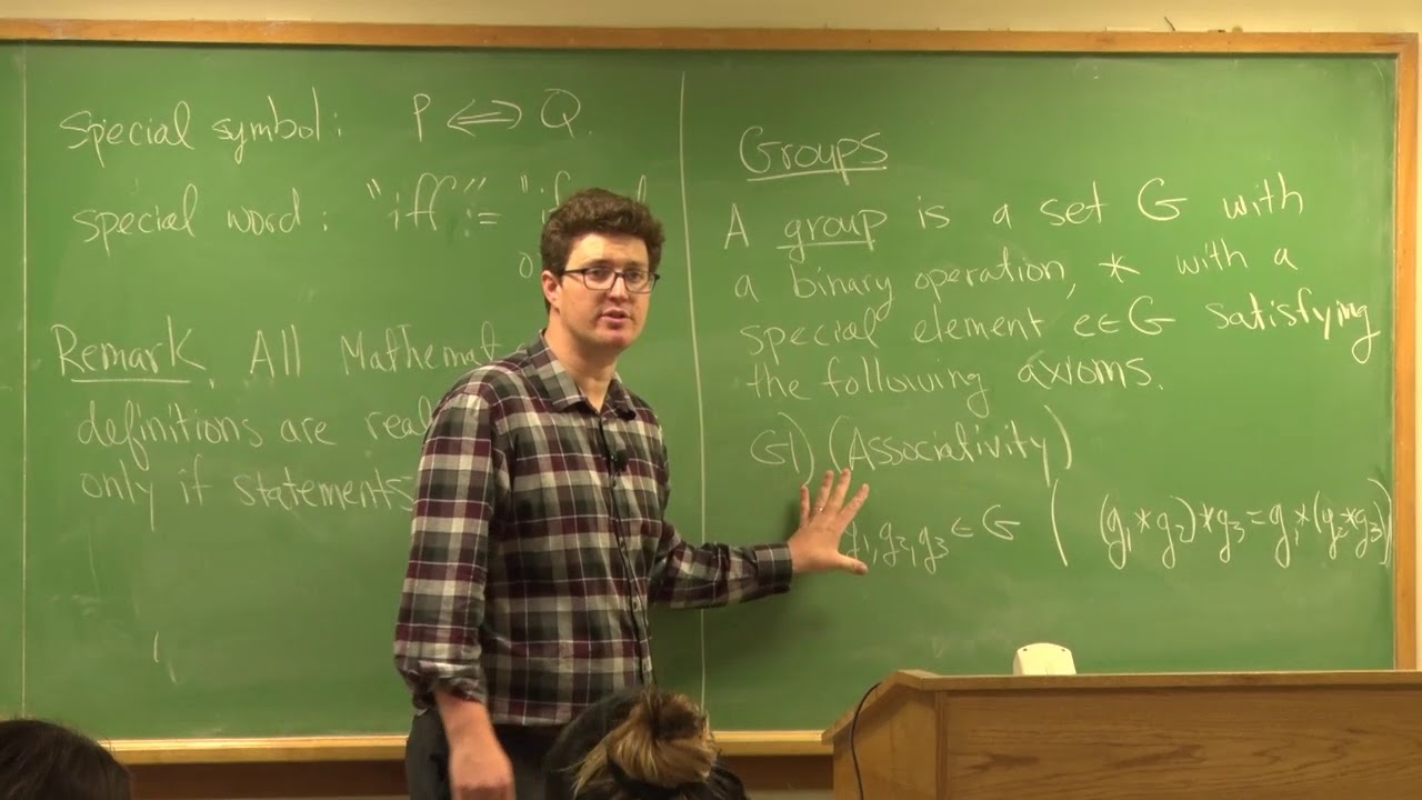 Fundamentals Of Mathematics - Lecture 05: Axioms - YouTube