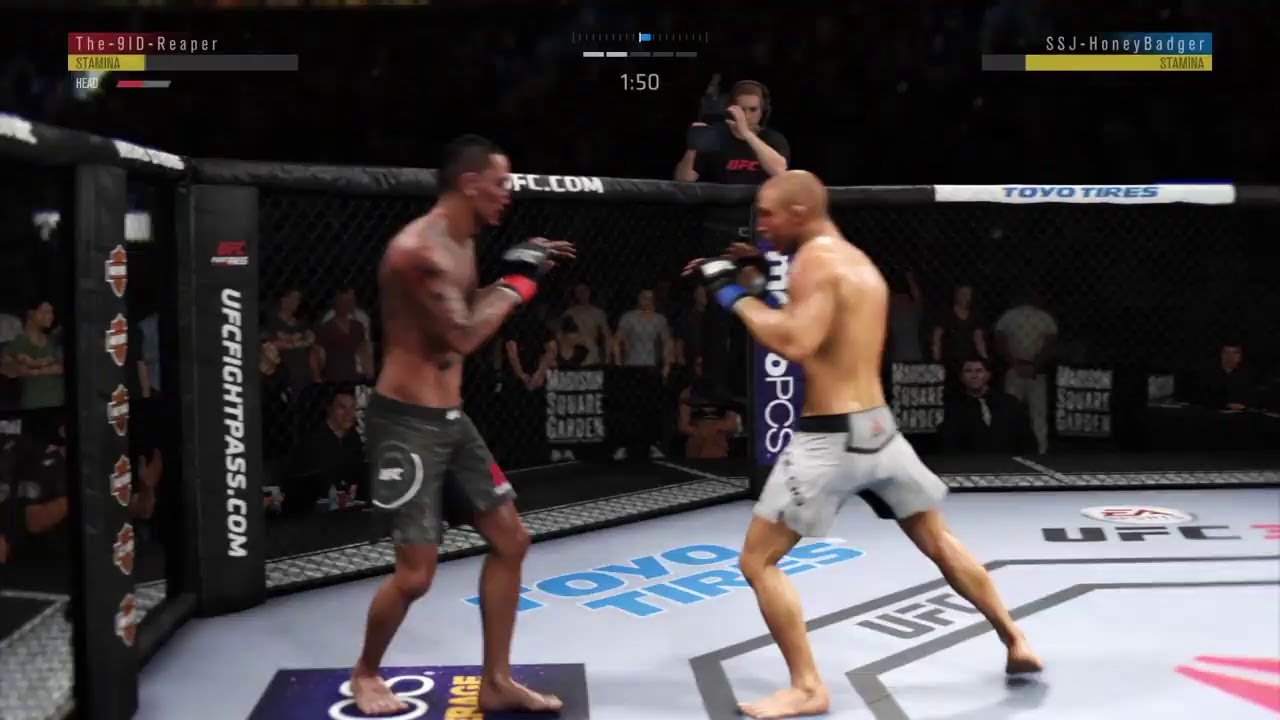 UFC 3 The-9ID-Reaper v GamerGOATHunter - YouTube