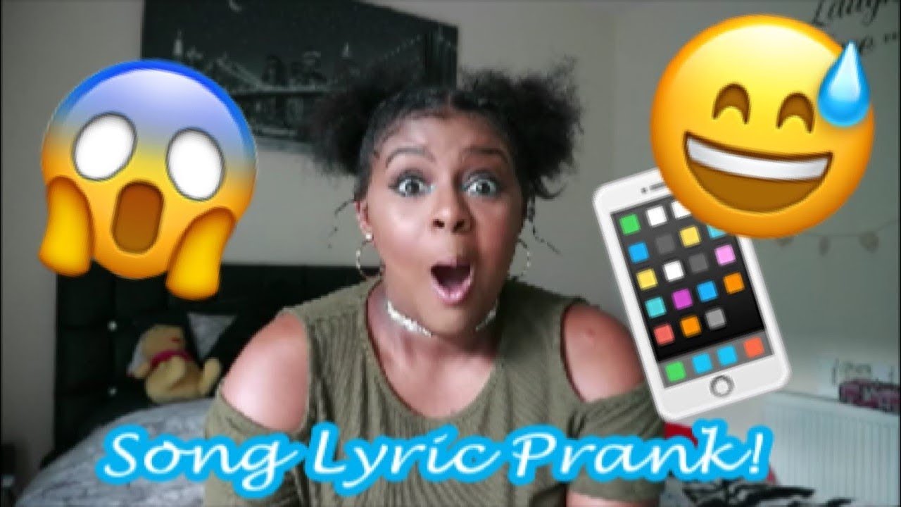 Song Lyrics Prank On High School Love ♡ - YouTube