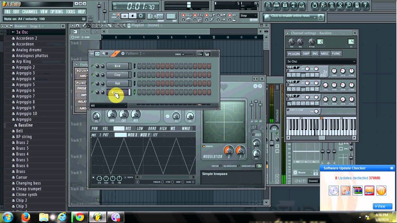 Flstudio 101 - Making Dubstep - 3 Ways to Make Wobble Bass - YouTube