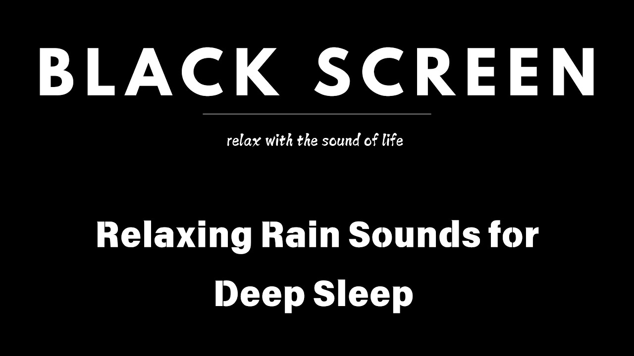 Relaxing Rain Sounds for Deep Sleep in the Forest - Drift Off to the ...