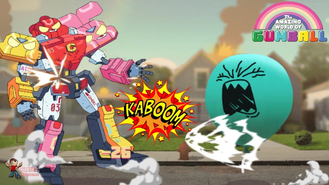 Bro Squad Mecha Fight Alan Keane Boss - The Amazing World of Gumball ...