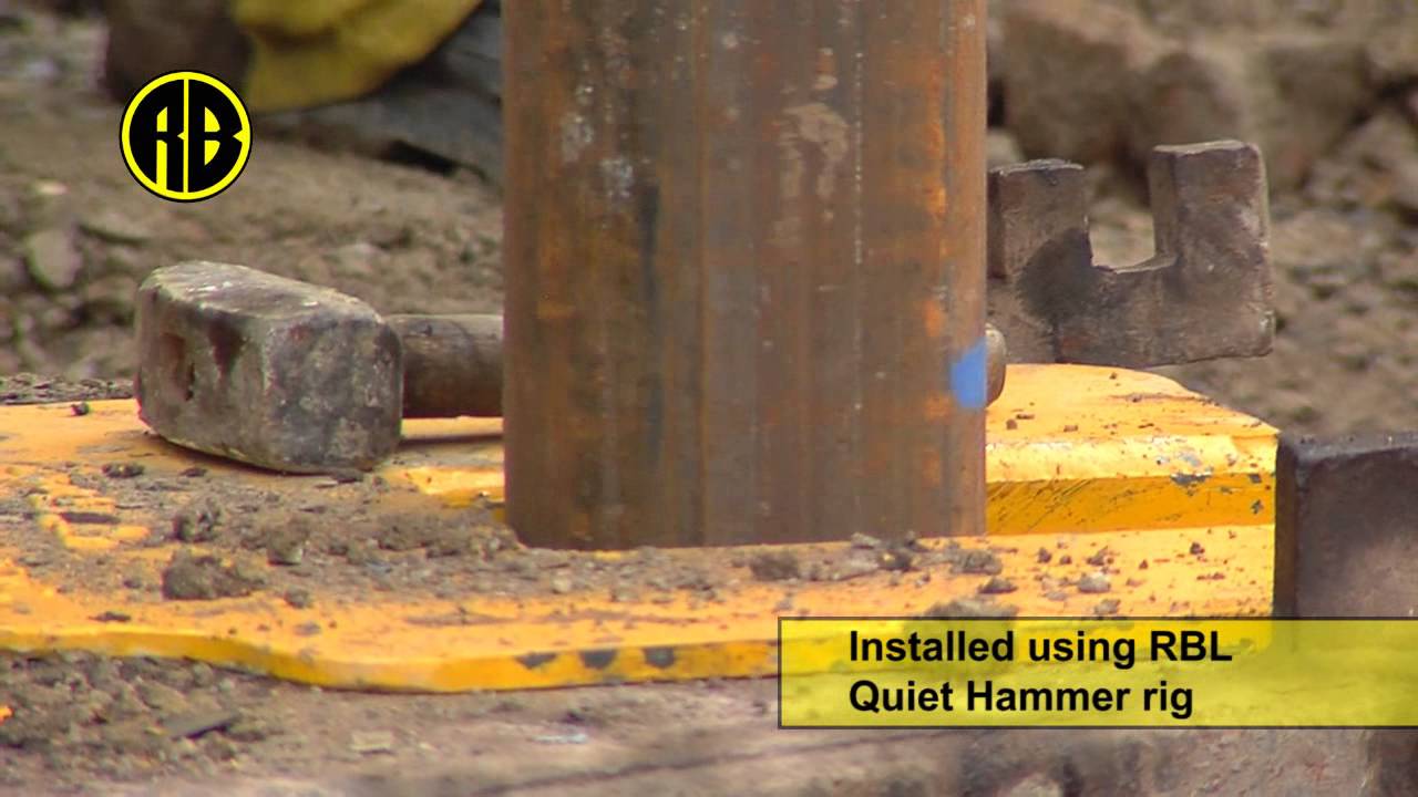 STEEL DRIVEN PILES - YouTube