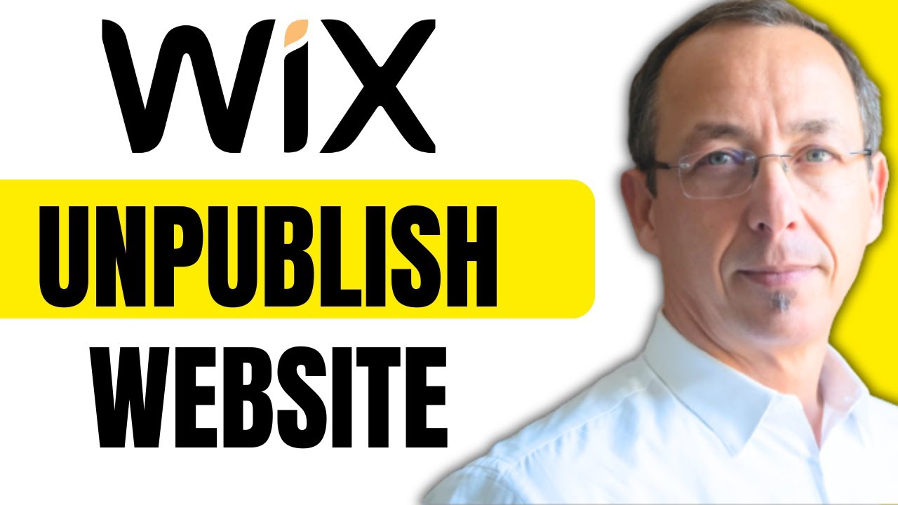How To Unpublish Wix Website - YouTube