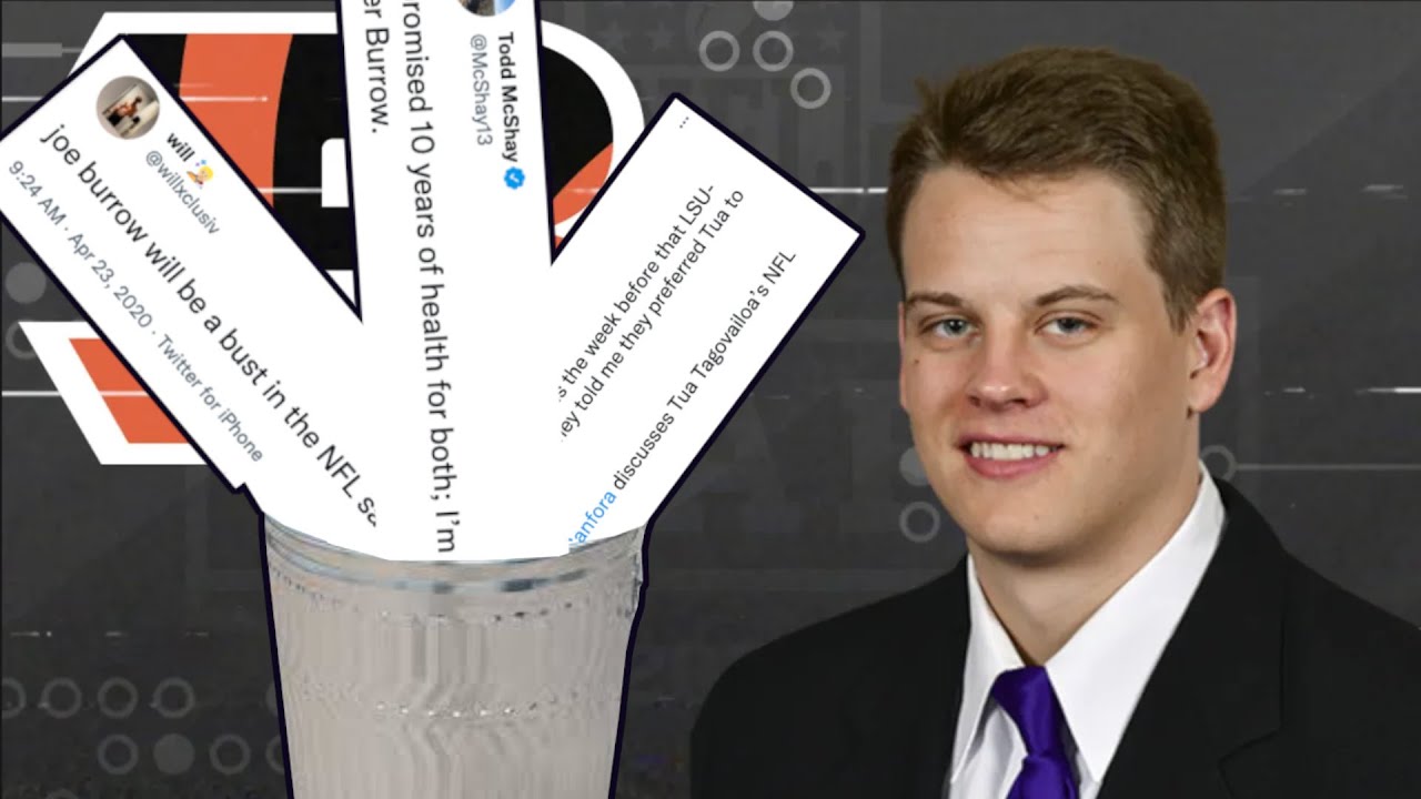 Worst Joe Burrow Twitter Takes on Being Drafted Number 1 By the ...