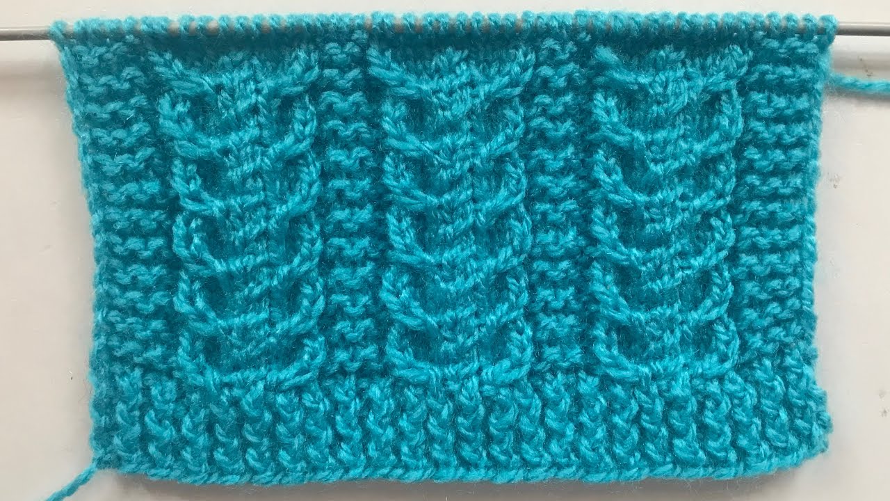 4 Rows Repeat Pattern For Gents Sweater Design - YouTube