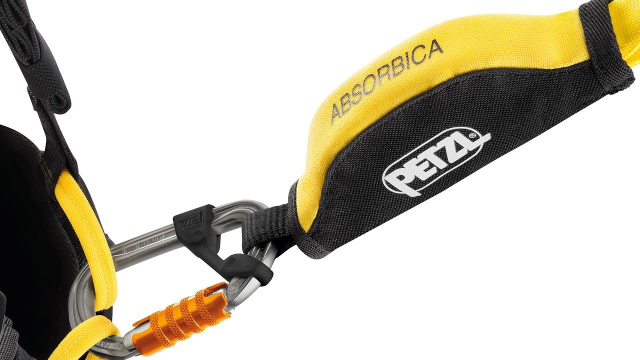 ABSORBICA® de Petzl: Absorbedor de energía compacto - YouTube