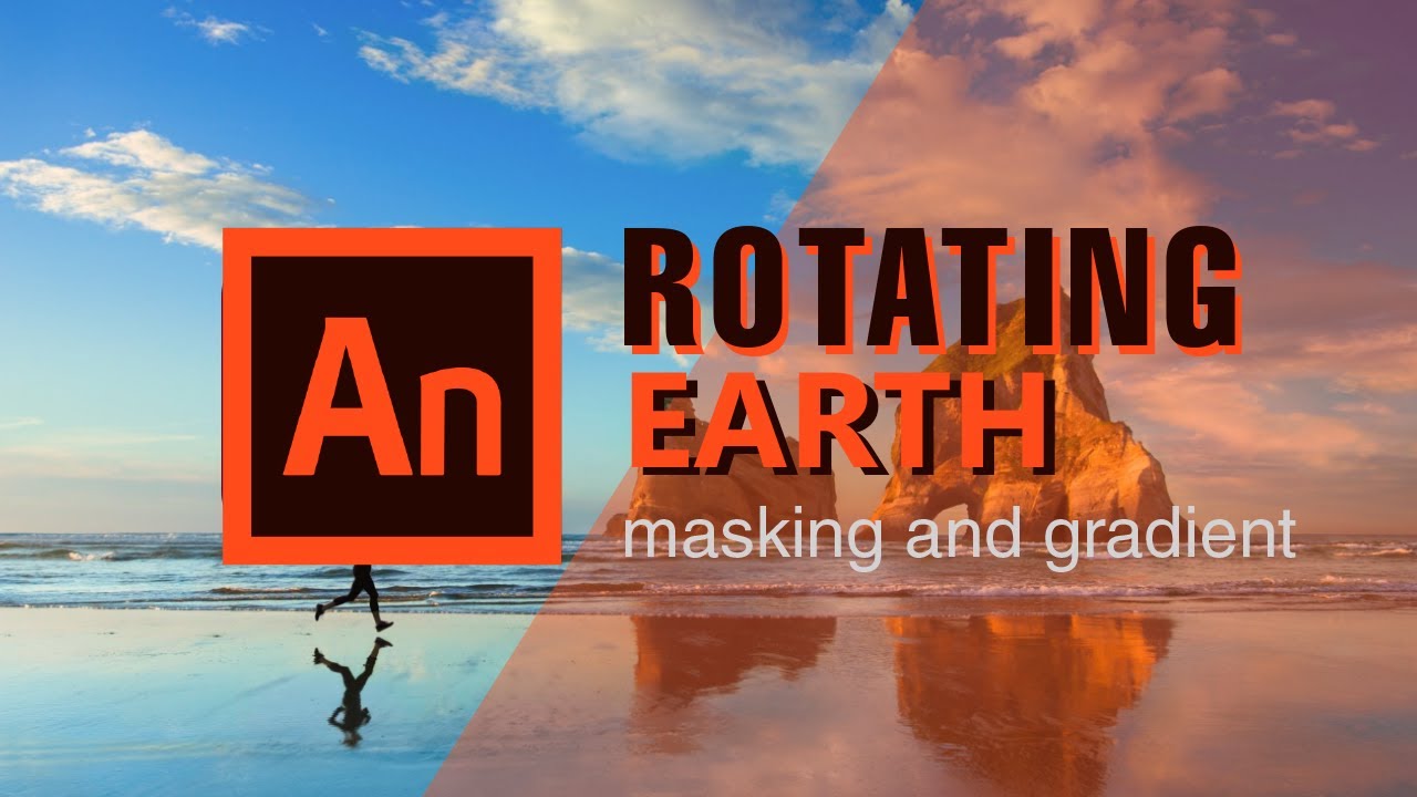 Adobe Animate CC Tutorial | Masking | Rotating Earth | Gradient Color ...