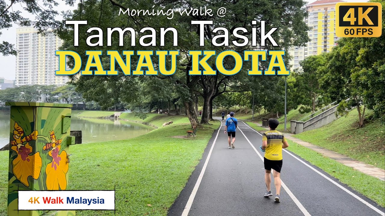 Malaysia 🇲🇾 Taman Tasik Danau Kota 🌳🏃🐟 - October 2023 - 4K 60fps HDR ...