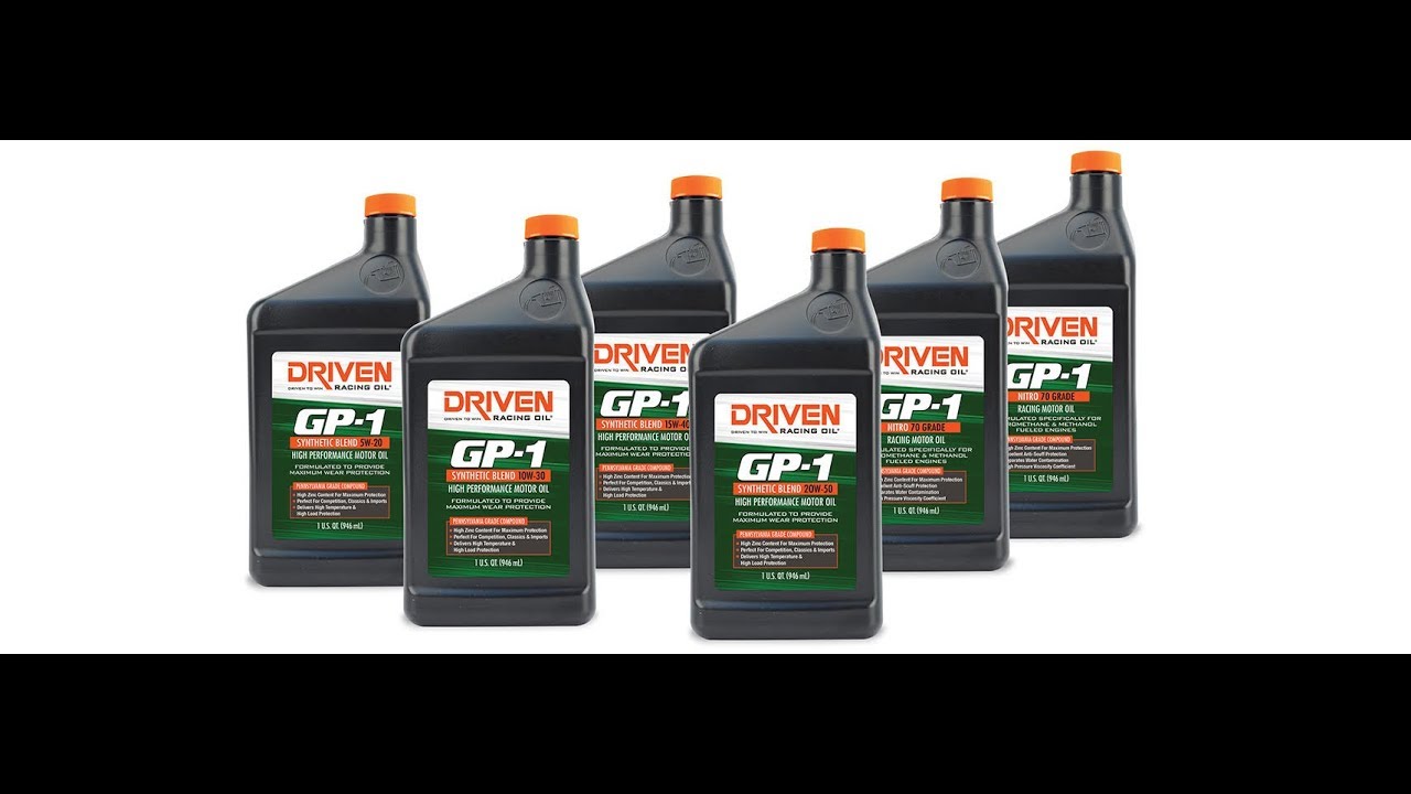 More Horsepower in an Oil Change? NEW - DRIVEN GP-1 High Performance ...