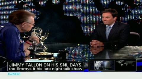 CNN Official Interview: Larry King confronts Jimmy Fallon - YouTube