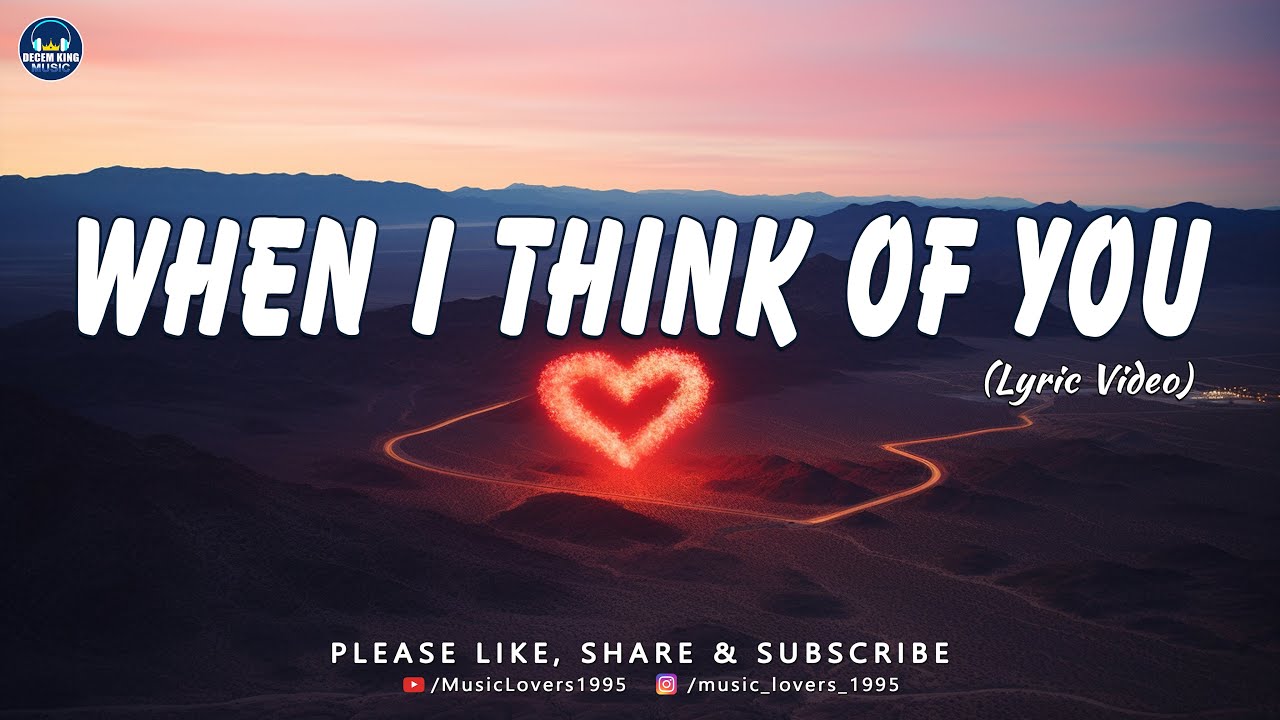 When I Think Of You - Official Song (Lyric Video) - YouTube