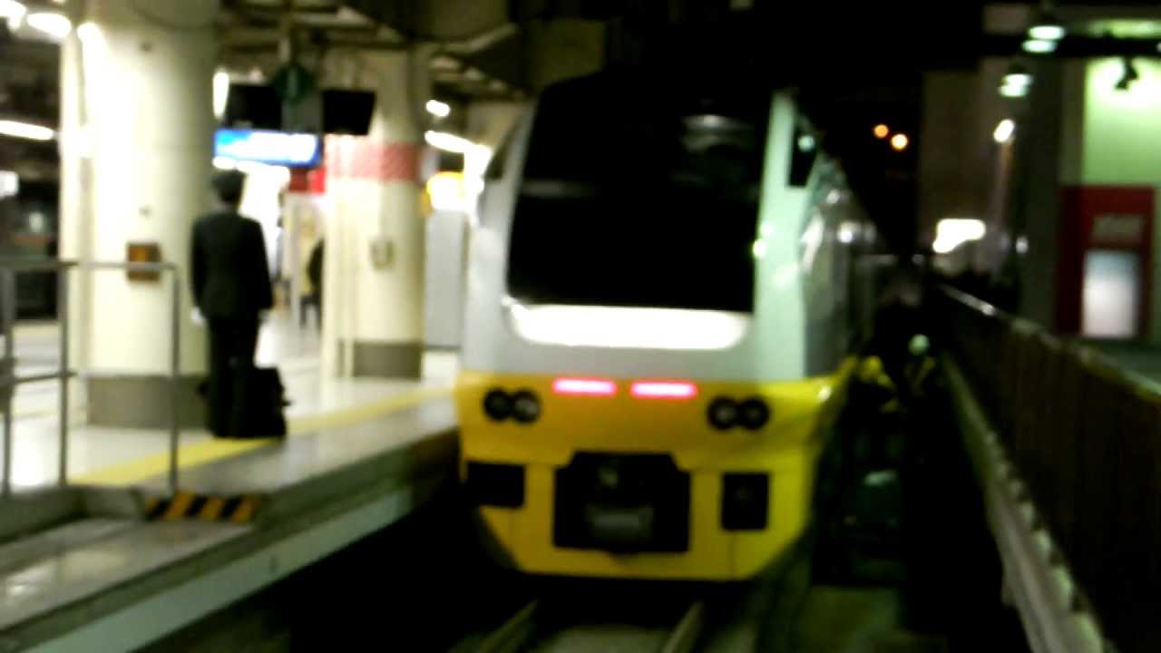 JR東日本E653系(カツK303+カツK354)＠常磐線 上野駅 - YouTube