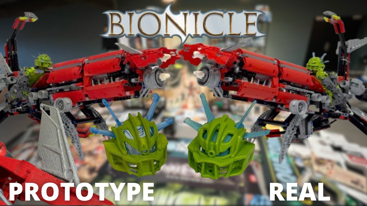 I Acquired a PROTOTYPE Bionicle Set: 2008 Toy Fair Axalara T9 - YouTube