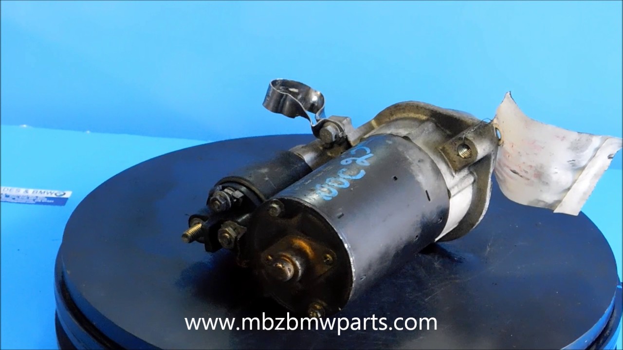 1994 2002 Mercedes C Class Starter Motor - YouTube