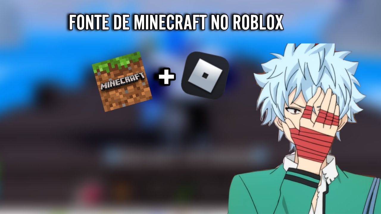 COMO COLOCAR FONTE DE MINECRAFT NO ROBLOX " 2024 " - YouTube