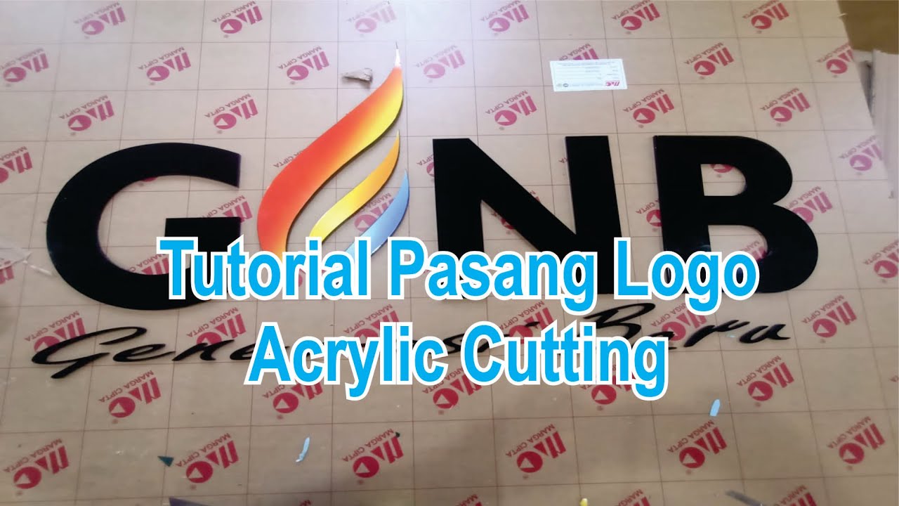Tutorial Pasang Logo Acrylic - YouTube
