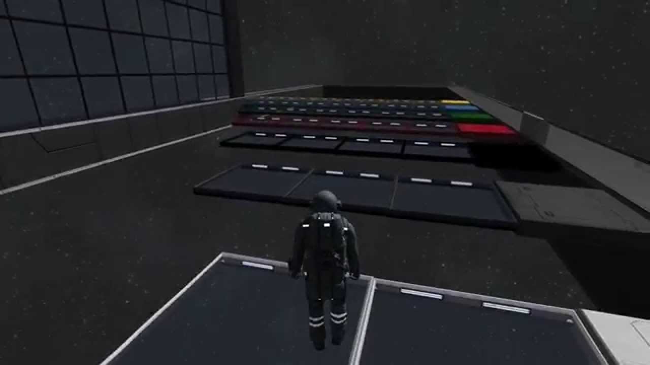Space Engineers - Retractable Glass Bridge - YouTube