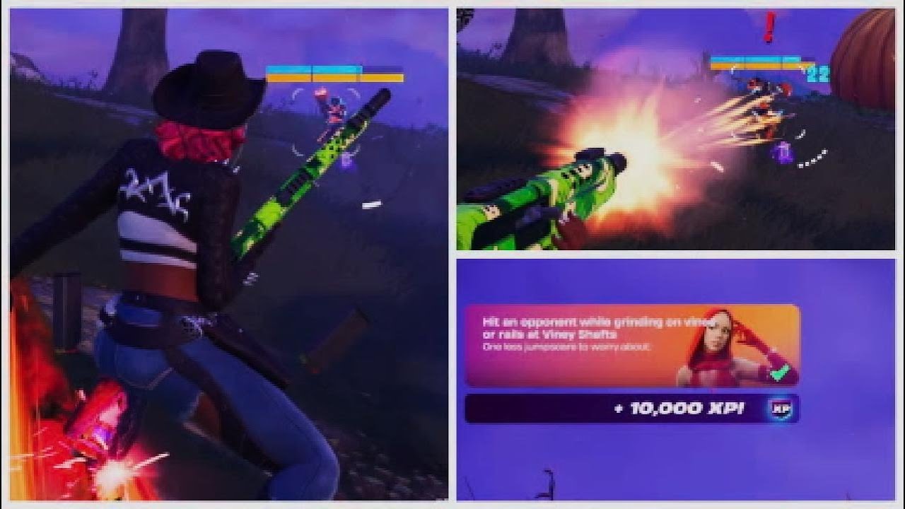 Easily Hit an Opponent While Grinding on Vines or Rails at Viney Shafts ...