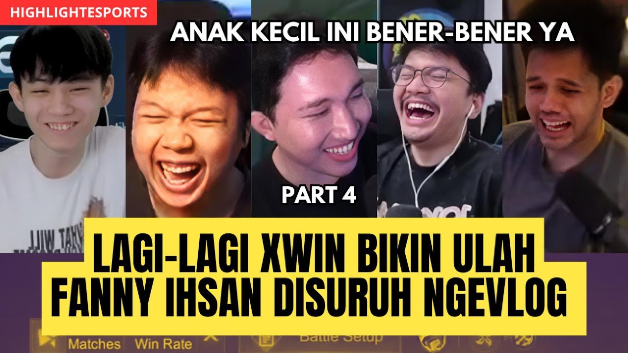 PART 4 PARAH!! FANNY IHSAN LUMINAIRE DI SURUH NGEVLOG AJA SAMA XWIN - YouTube