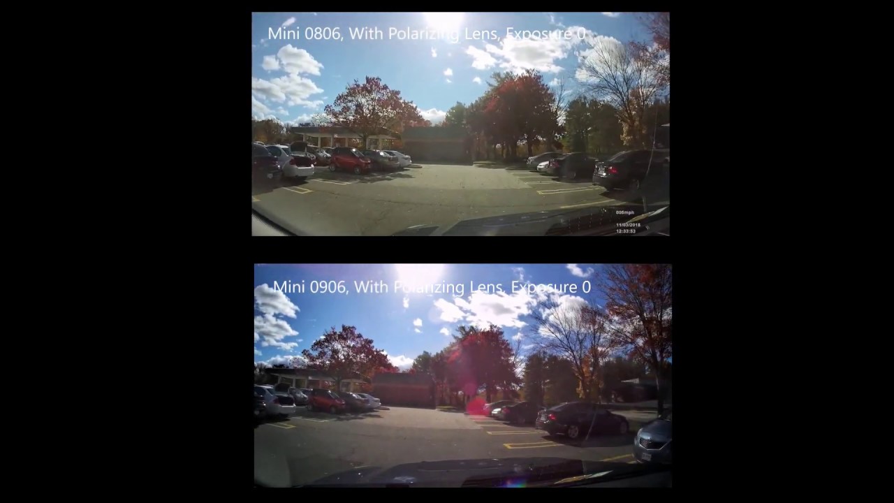 Mini 0806 and Mini 0906 Dash Cam Comparison, Side by Side - YouTube