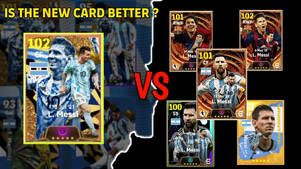 NEW Argentina Pack Messi Card Vs Top 5 Messi Cards | Messi Cards ...