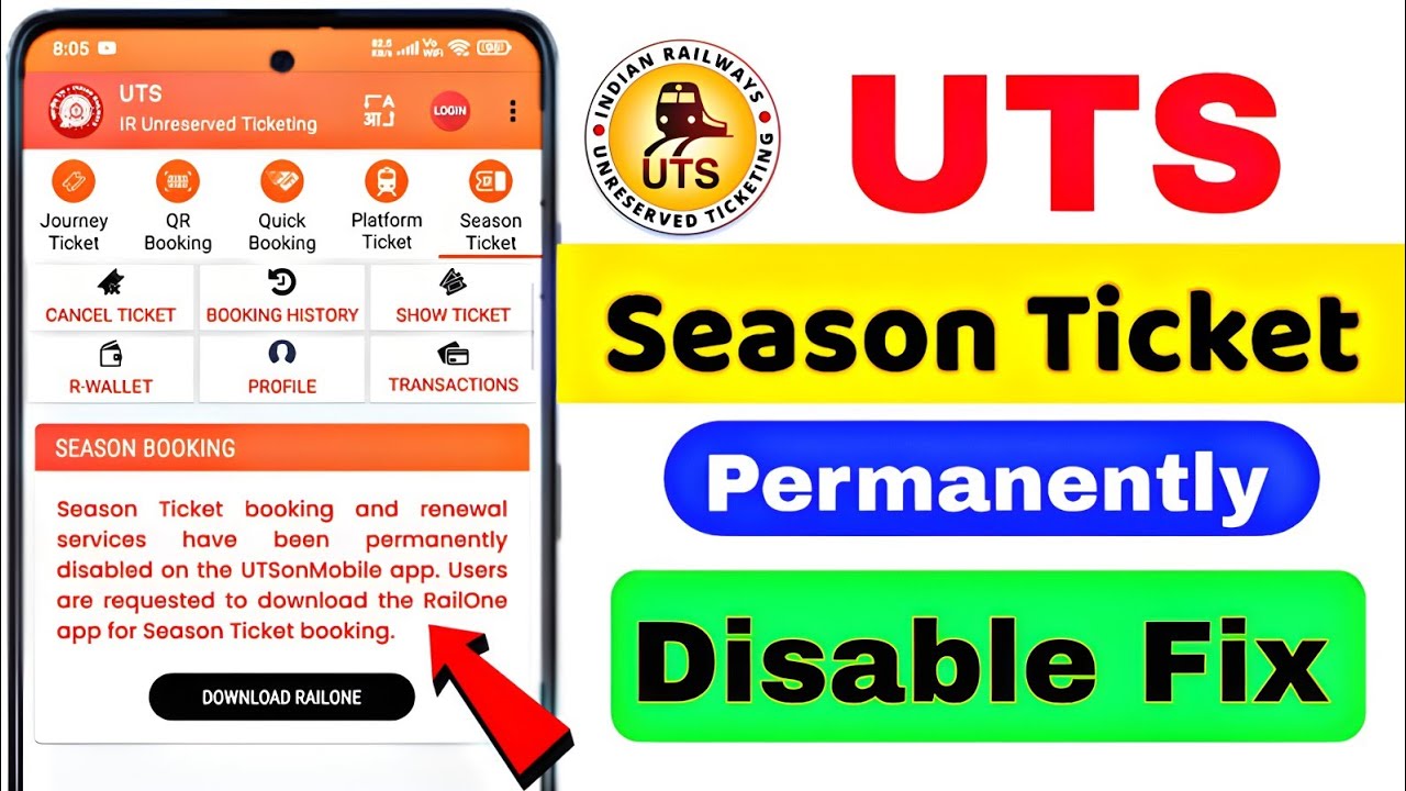 UTS Season Ticket Booking | Permanently Disable UTS Monthly Ticket ...