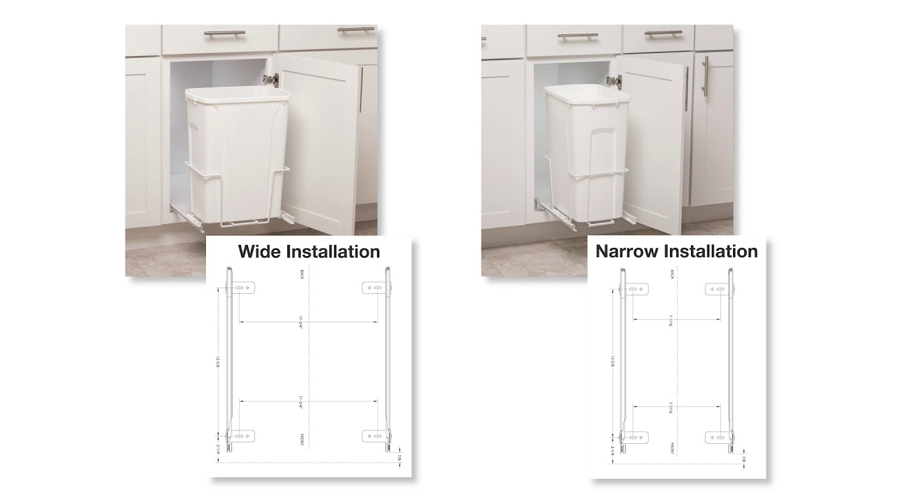 29-qt Roll Out Trash Bin installation - Real Solutions for Real Life ...