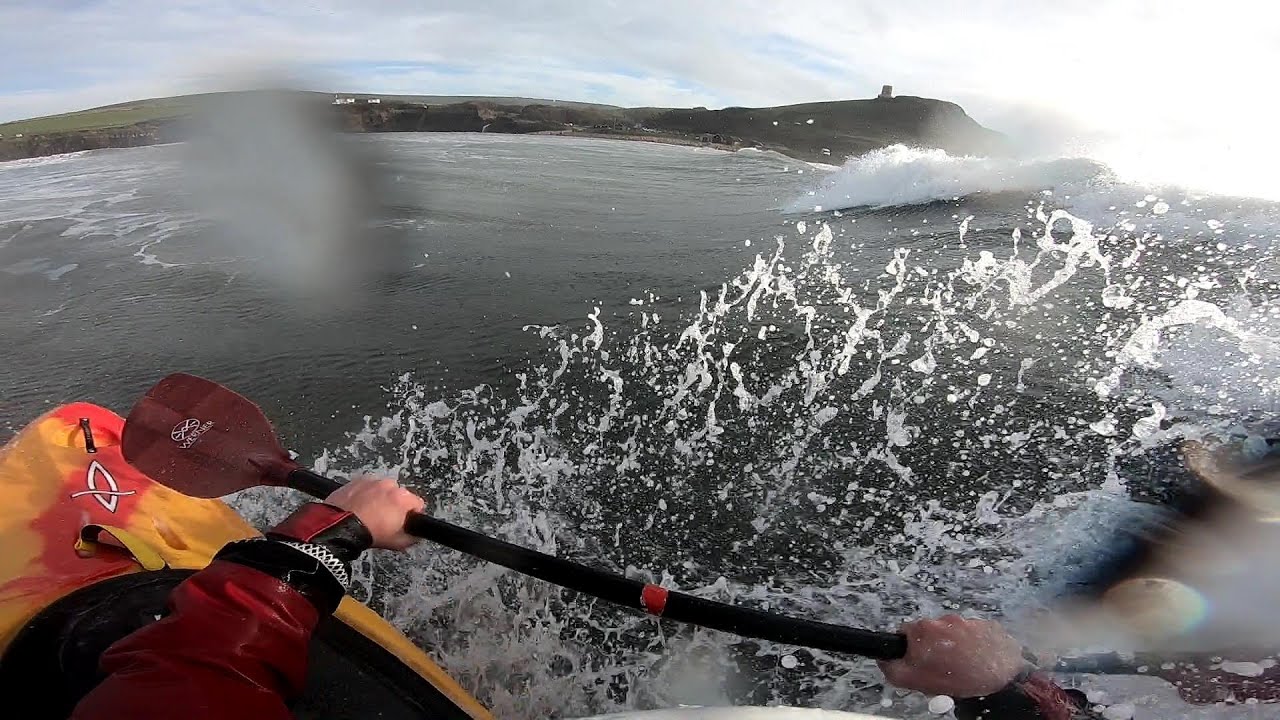 kickflips and surf at kimmeridge - YouTube