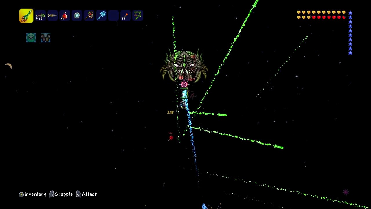 Final boss hard mode (Terraria Ocram) - YouTube