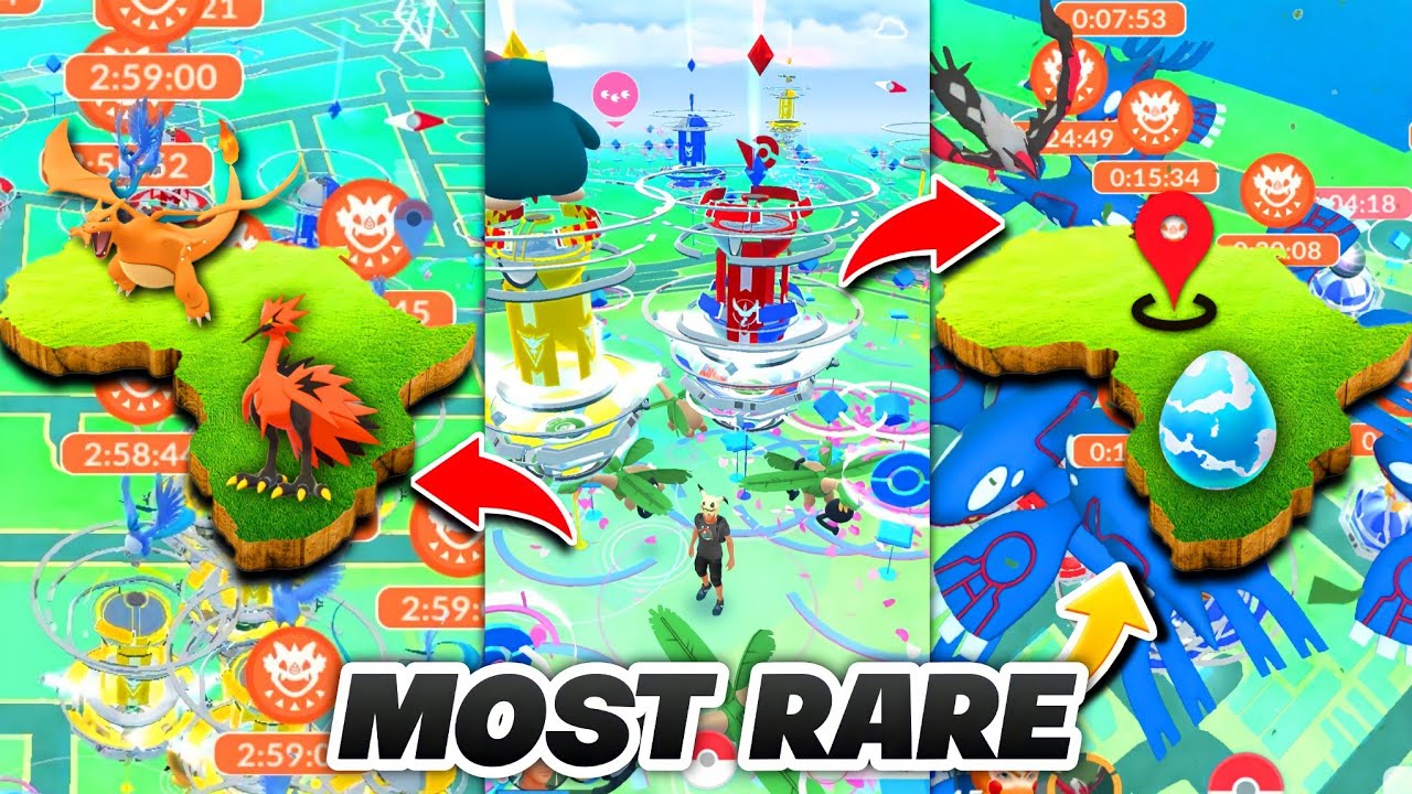 Most Rare location in pokemon go | world best location for pokemon go ...